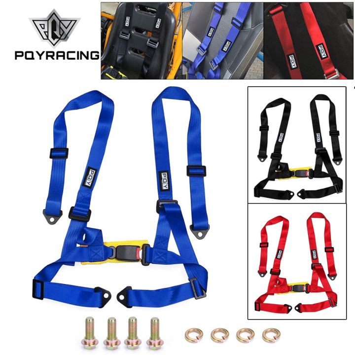 "Universal 4PT 2 4 Point Racing Seat Belt Safety Harness For Racing ...