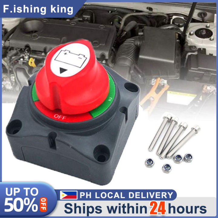 Battery Isolator Switch 12V-60V Battery Power Cut Off Kill Switch ...