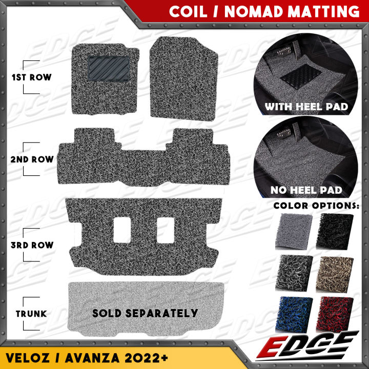 Coil Matting Toyota Avanza/Veloz 2022-2024 // nomad spaghetti car mat ...