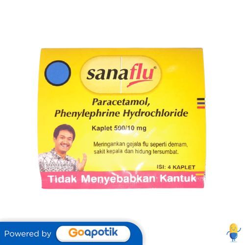 Sanaflu Strip Isi 4 Kaplet | Lazada Indonesia