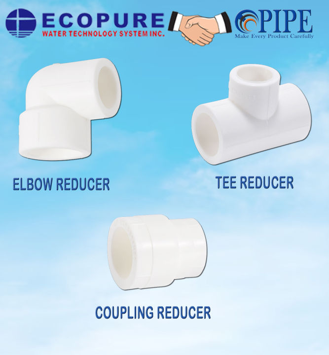 ECOPIPE PPR REDUCER TEE ELBOW COUPLING REDUCER 1x3/4" 1x1/2" 3/4x1/2 ...