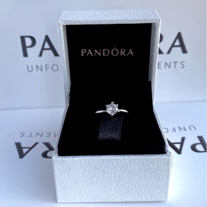 【Factory-direct】 Pandora With Promise Box Adjustable Promise Ring Cubic ...