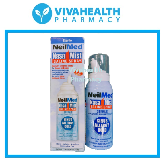 Neilmed Nasal Mist 75mL/baby/ children/ adult/sterimar/tonimer/flo ...