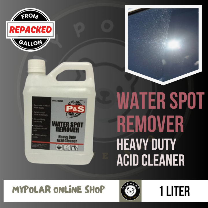 P&S Detail Products WATER SPOT REMOVER Heavy Duty Acid Cleaner - Liter ...