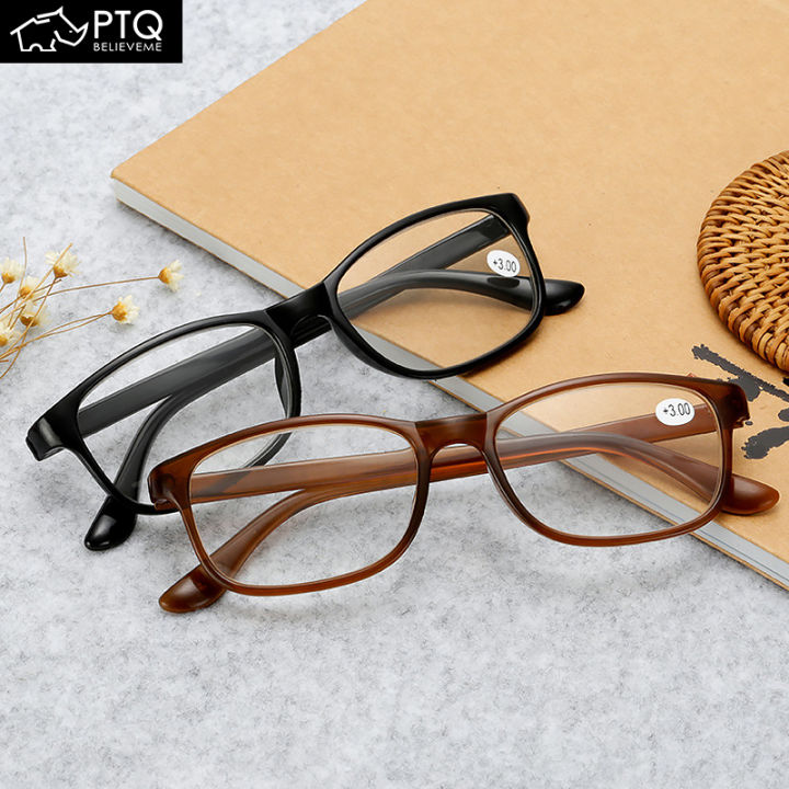 Kính đọc sách phụ nữ TR90 Kính thoải mái kính thời trang nhựa độ nét cao kính ptq | Lazada.vn