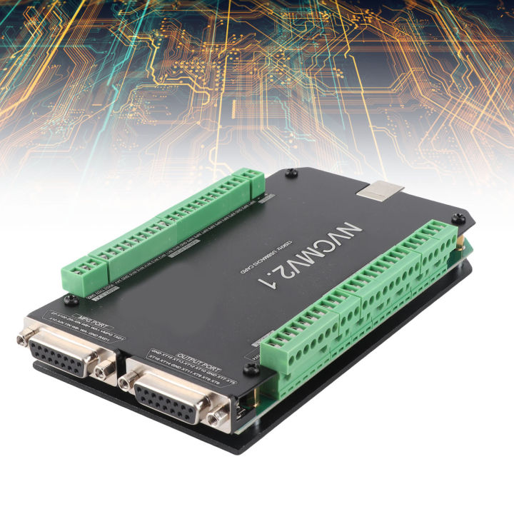 MACH3 Motion Control Card 4 Axle CNC Controller USB Interface Break Out ...