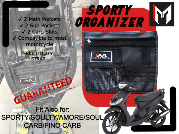 KS YAMAHA MIO SPORTY Underseat Organizer By Immortal Motobag Brand With ...