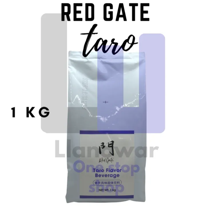 Taro Premium Powder Red Gate Brand 1kg for MilkTea, Shakes and Frappe ...