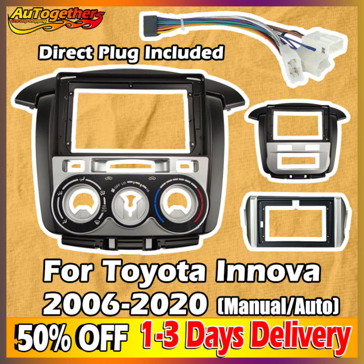 Car Stereo 2din Panel Facia for TOYOTA Innova 2006-2020 9 inch Android ...