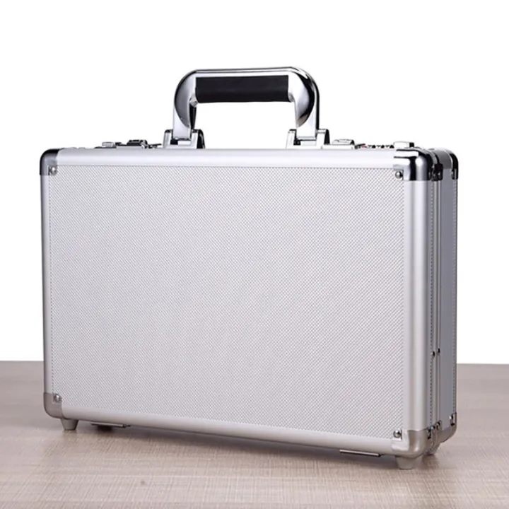 【Daily Deals】 Portable Aluminum Hard Case Pass ToolBox Black / Silver ...