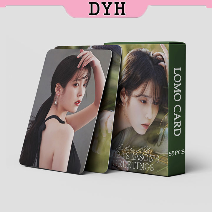 DYH 55pcs/box IU Photocards 2024 season's greetings Album KPOP LOMO ...