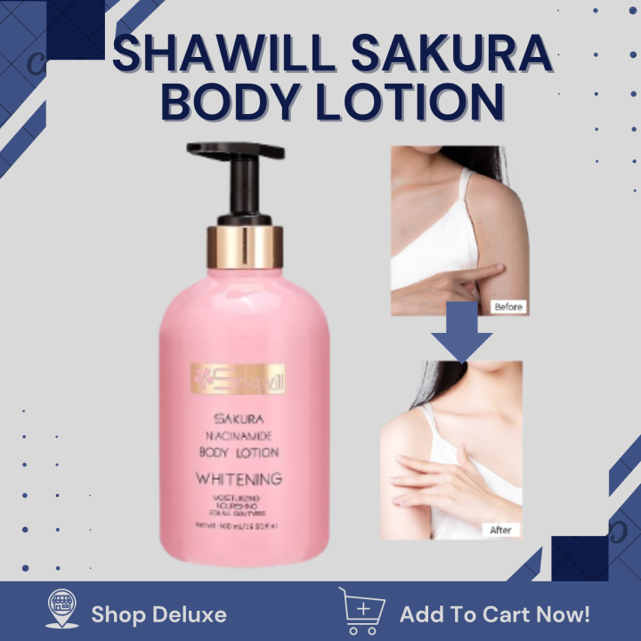 Shawill Sakura Niacinamide Body Lotion Care 500ml | Lazada PH