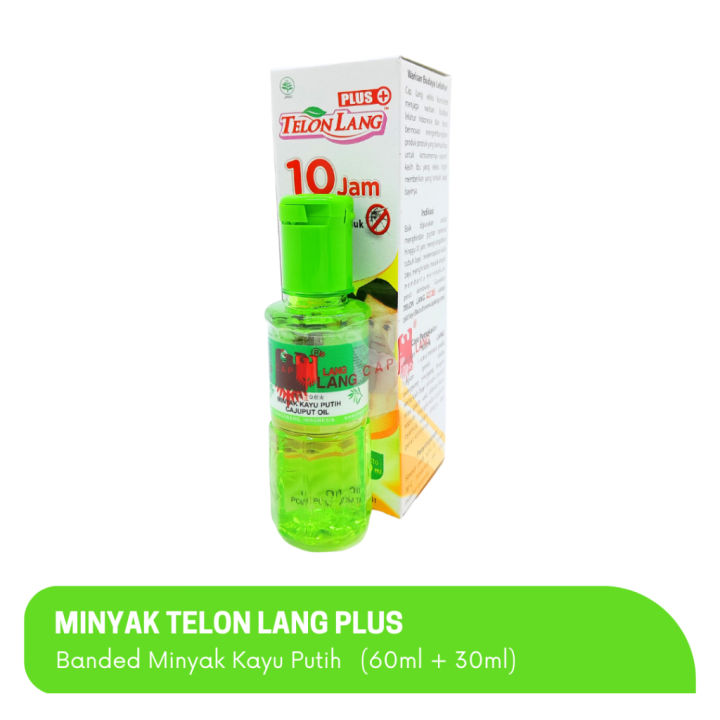 Minyak Telon Cap Lang Telon Lang Plus Anti Nyamuk 60 ML Free Minyak Kayu Putih 30 ML | Lazada ...