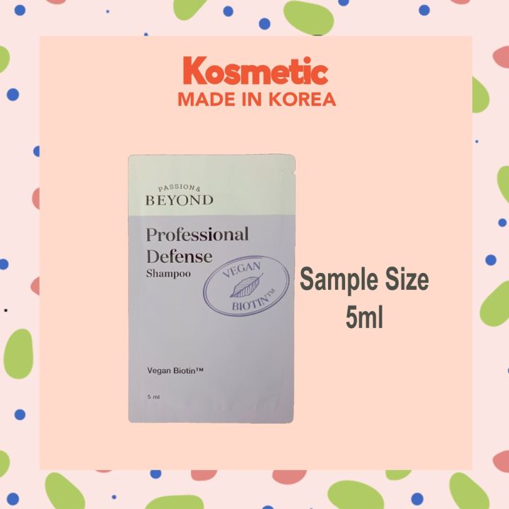 BEYOND Professional Defense Shampoo - 5ml / SAMPLE SIZE / KOSMETICPH ...