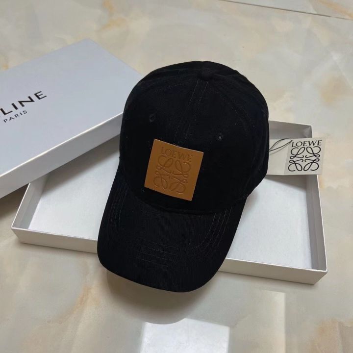 ของแท้ใหม่ LOEWE Luo Wei ตัวอักษรความหมาย2023หมวกเบสบอลผู้หญิงอายุ ...