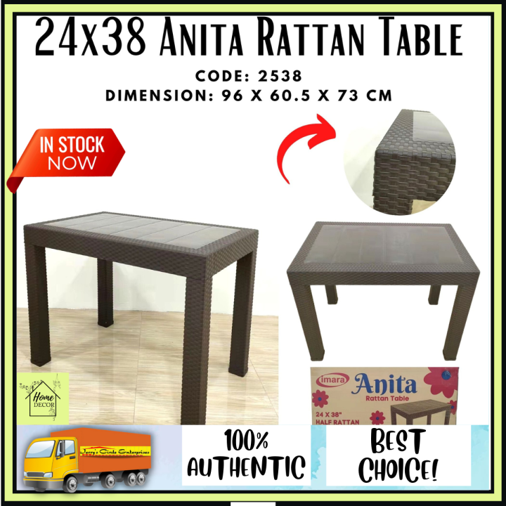 2538 24X38 ANITA RATTAN TABLE/RATTAN TABLE /RATTAN TABLE | Lazada PH
