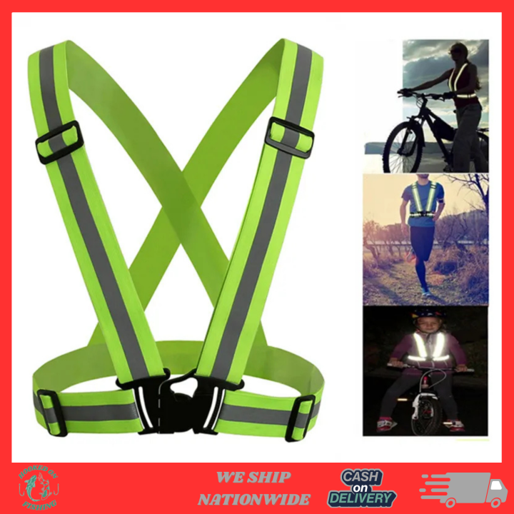 Reflectorized vest Adjustable Reflective Vest security vest safety vest ...