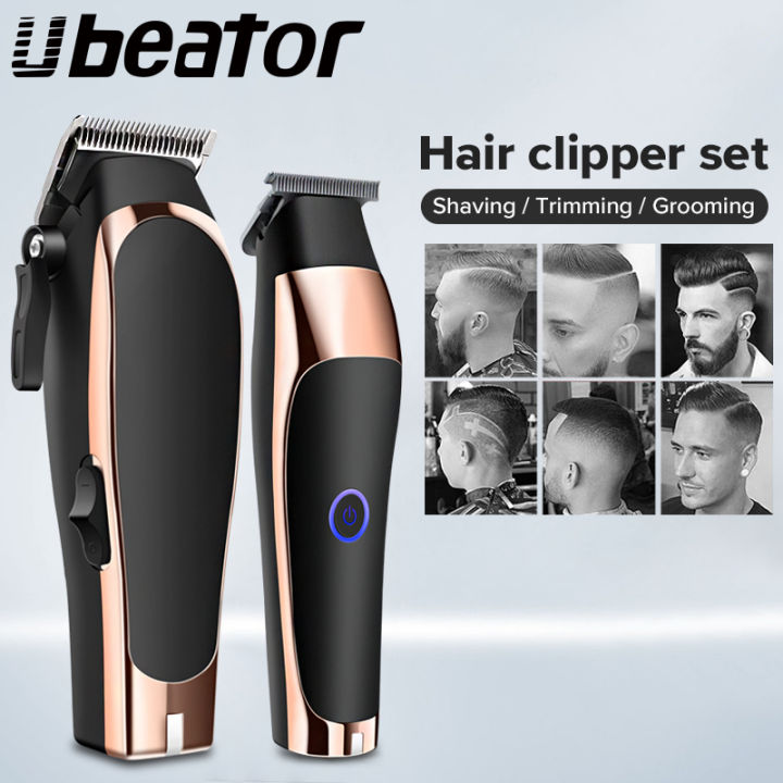 Barbershop Rechargeable Led Electric Engraving Hair Clipper ...