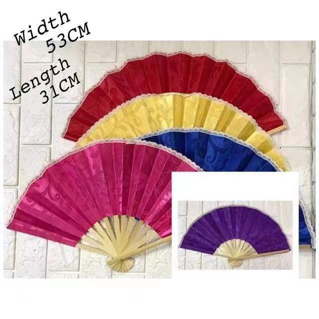100% Original Amazing 1pc Assorted Bamboo Foldable Fan | Lazada PH