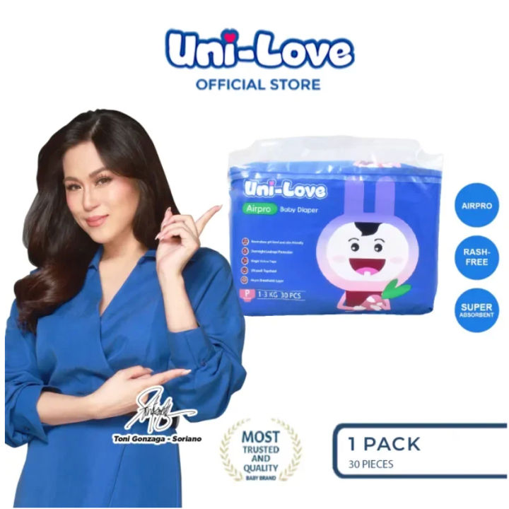 UniLove Airpro Baby Diaper 30's (Premature) Pack of 1 | Lazada PH