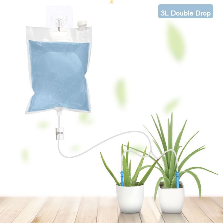 Indoor Self Automatic Watering System with 2L/3L/6.5L Water Bag, Plant ...