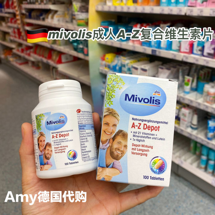 In Stock German Dm Mivolis Adult Comlex Vitamin A- Z Mineral Trace ...