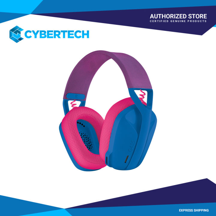 Logitech G435 Ultra-light Wireless Bluetooth Gaming Headset (Blue and ...