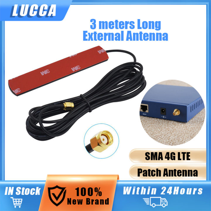GSM 3G 4G 5G Patch Antenna 700-2700MHz 5dBi SMA Male Connector 3M ...