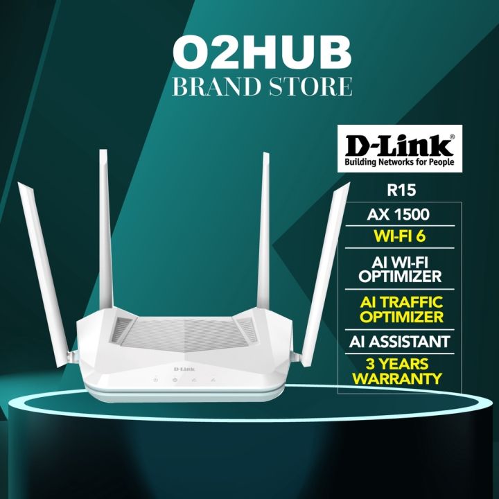 R15 AX1500 WiFi 6 (R15 M15 E15 as Mesh)Gigabit Router for Unifi/Maxis ...