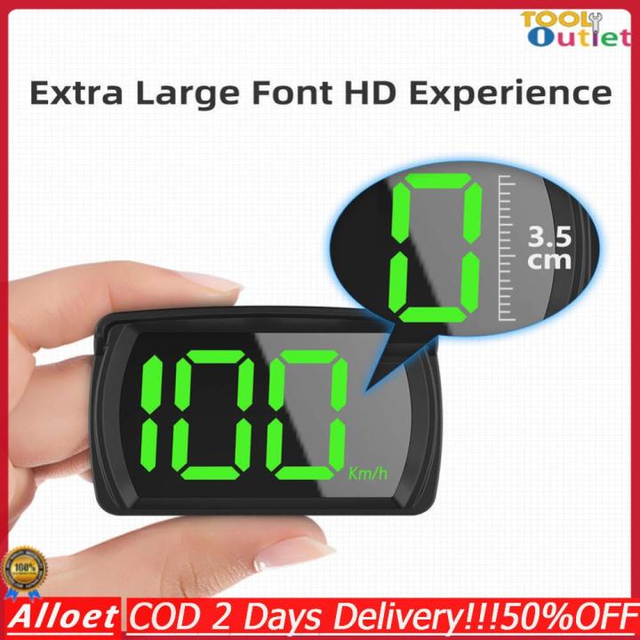 [ToolOutlet]Universal Digital GPS Speedometer Dual Chips Smart Digital ...