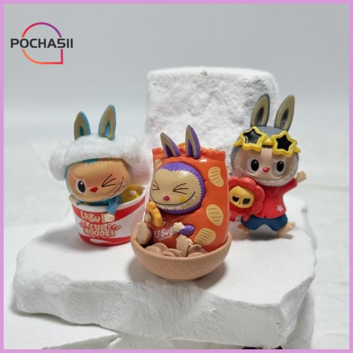 POCHA511 POP MART Labubu Blind Box WACKY MART Series Milk Mini ...