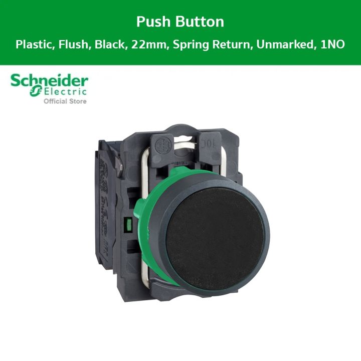 Schneider XB5AA21 Push button switch,สวิตช์ปุ่มกดหัวเรียบ - กดเด้งกลับ ...