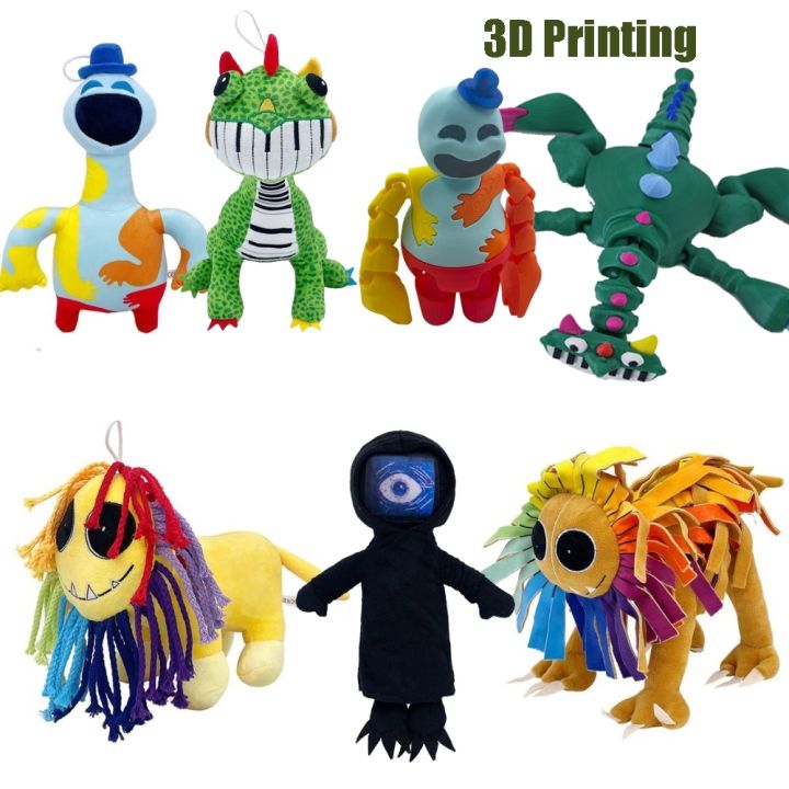 Nightmare Critters Poppy Playtime Chapter 4 Doey Pianosaurus Plush Toys ...