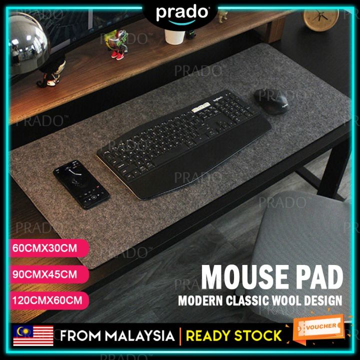 PRADO MALAYSIA Simple Wool Large Oversize Gaming Mouse Keyboard Desktop ...
