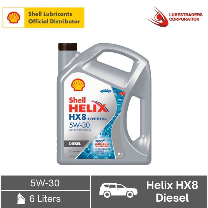 Shell Helix HX8 Synthetic Diesel 5W-30 - 6L | Lazada PH