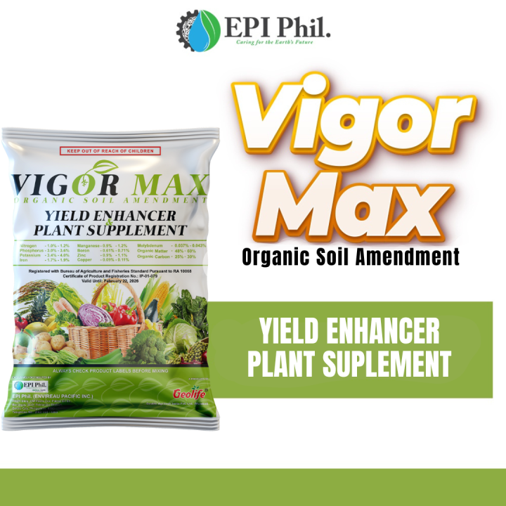 VIGOR MAX - Fertilizer & Yield Enhancer | Organic Plant Supplements ...