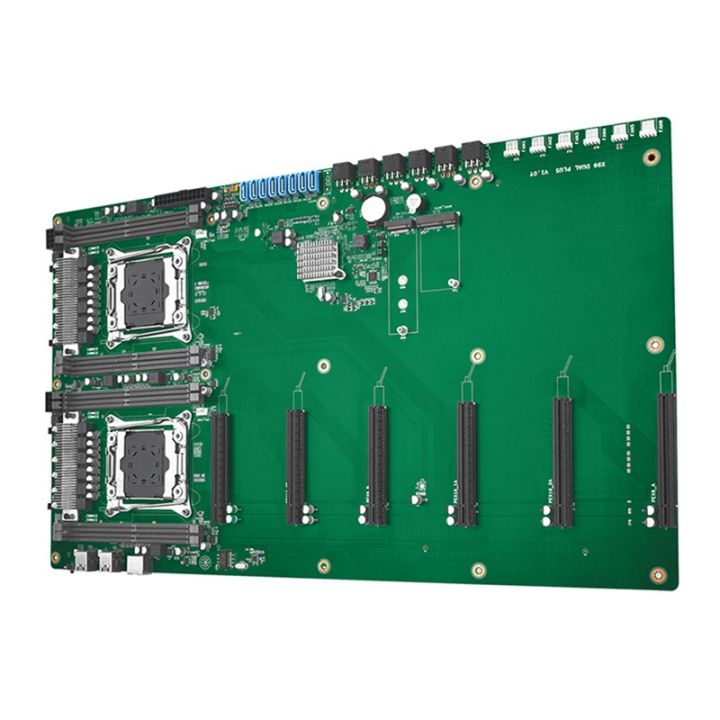 X99 Dual Plus Miner Motherboard 4 Xusb3 0 Lga 2011 3 V3 V4 Dor4 Cpu