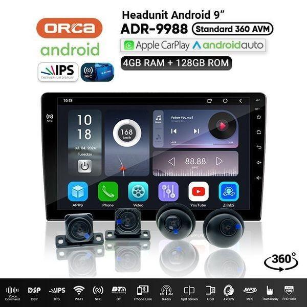 Head Unit Android ORCA Standart NFC Built in Kamera 360 - 9 INCH ...