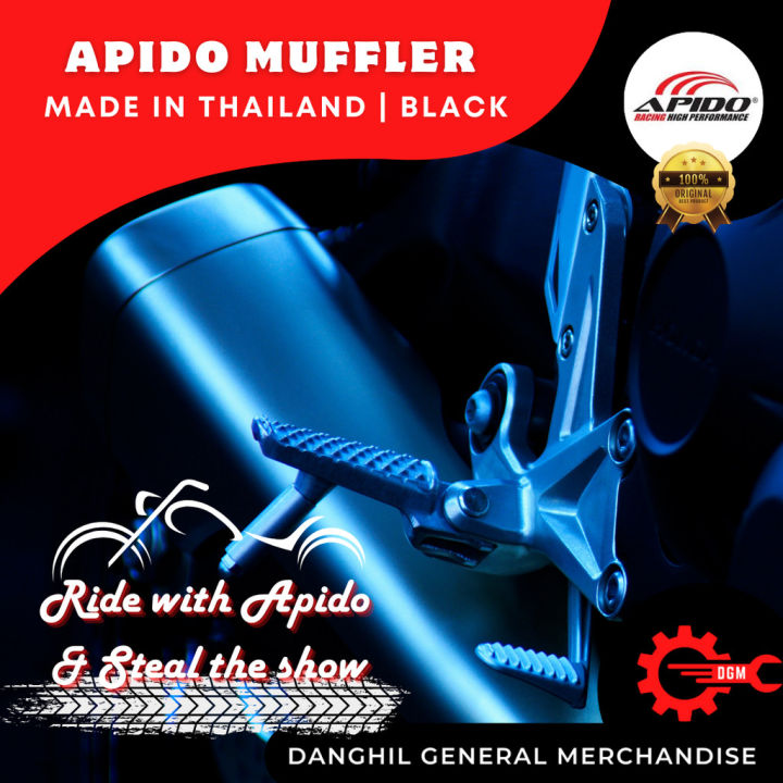 APIDO Muffler Black - Made in Thailand | Lazada PH