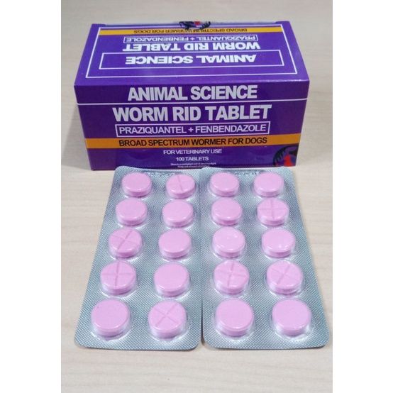 WORM RID Tablet Dewormer for Dogs 1 Tablet with sticker | Lazada PH
