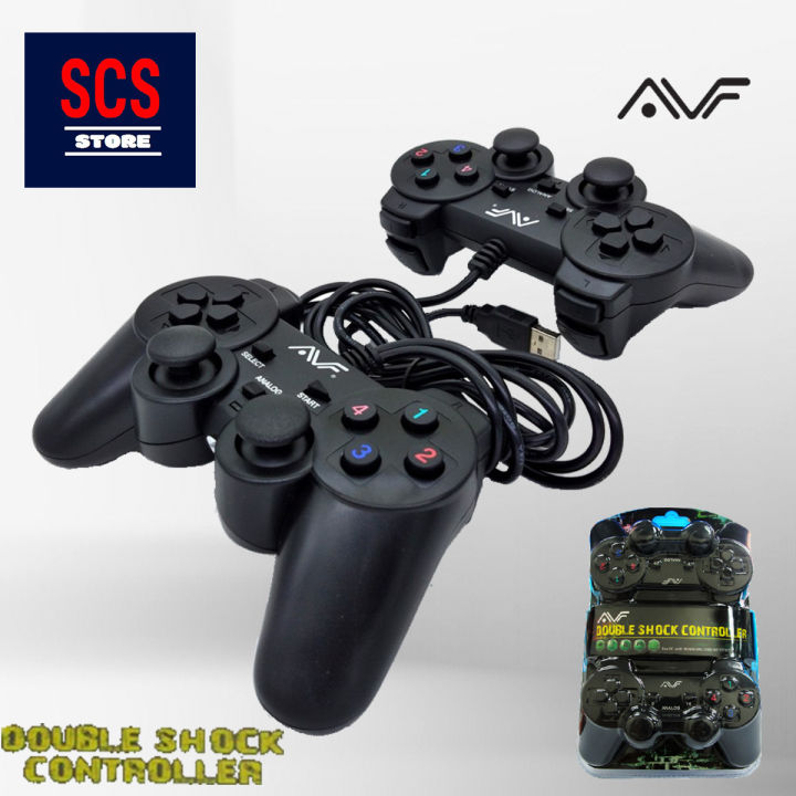AVF STK8032 DOUBLE SHOCK TWIN JOYSTICK CONTROLLER | Lazada