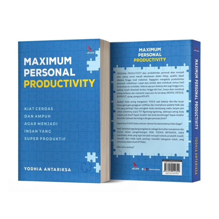 Buku Maximum Personal Productivity - Yodhia Antariksa - Laksana ...