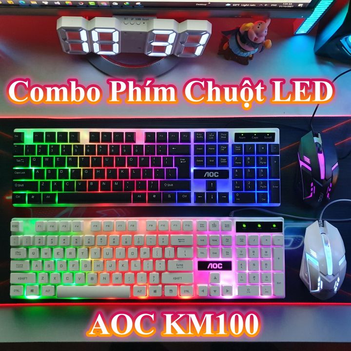 Bộ Bàn Phím Chuột Gaming AOC KM100, Bộ Bàn Phím Chuột Gaming AOC ...