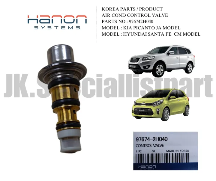 AIR COND CONTROL VALVE _ KOREA PART (HANON) [ 97674-2H040 ] KIA PICANTO ...