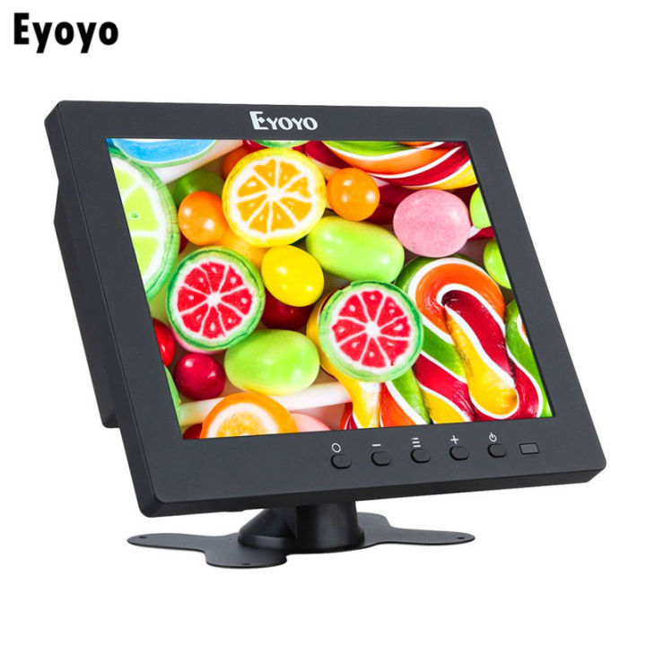 【In Stock】Eyoyo 8 Inch IPS 4:3 Portable Small LCD Monitor 1024x768 ...