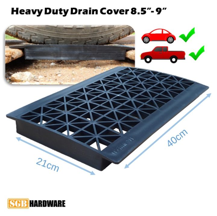 Heavy Duty Drain Cover 6" / 8.5" / 9" Black - Draintech | Penutup ...