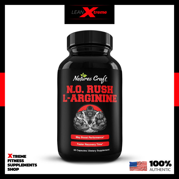 [CLEARANCE] [EXP09/23] Natures Craft : N.O. Rush 60 capsules / Natural ...