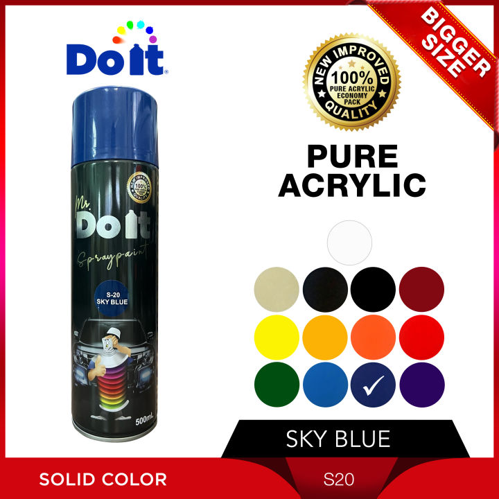 Mr. Do it Spray Paint Sky Blue 500ml | Lazada PH