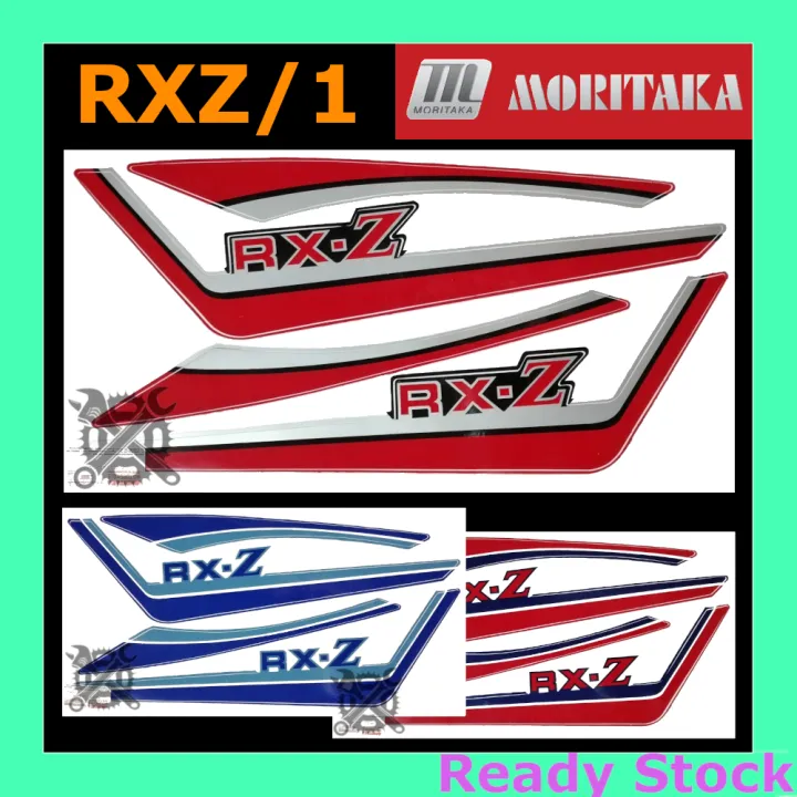 RXZ Model 1 Yamaha Sticker Body Stripe Moritaka RX-Z Strike Motor RXZ/1 ...