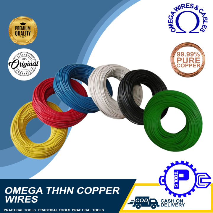 OMEGA THHN COPPER WIRES #14, #12, #10, AND #8 STRANDED WIRES 150Meters ...